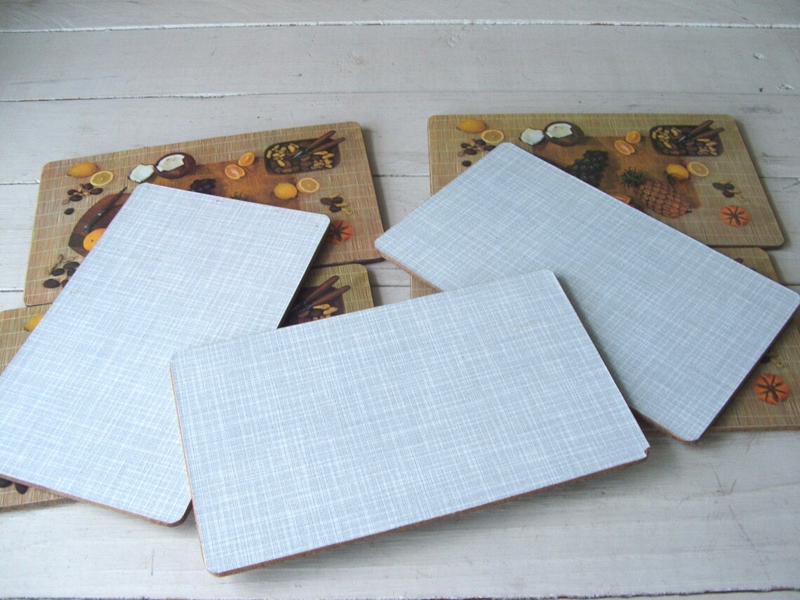 7 Vintage Pressboard Hors D'oeuvre Snack Tray Boards - Etsy