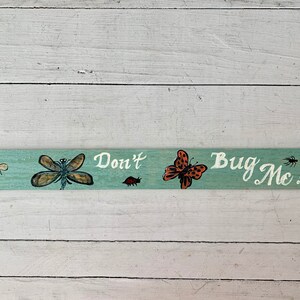 Vintage Handmade 'don't Bug Me' Sign Painted Wood - Etsy