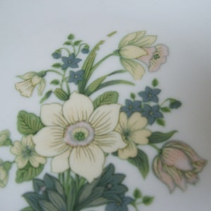 Decorative China Plate With Spring Flowers - Etsy