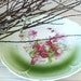 Large Antique Pink Floral China Plate - Etsy