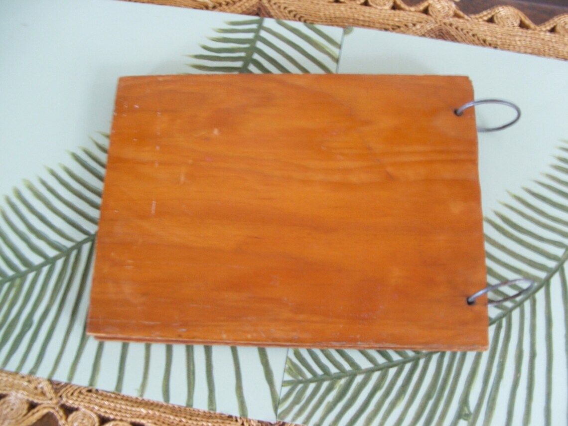 Handmade Antique Wooden Snapshots Photo Album - Etsy