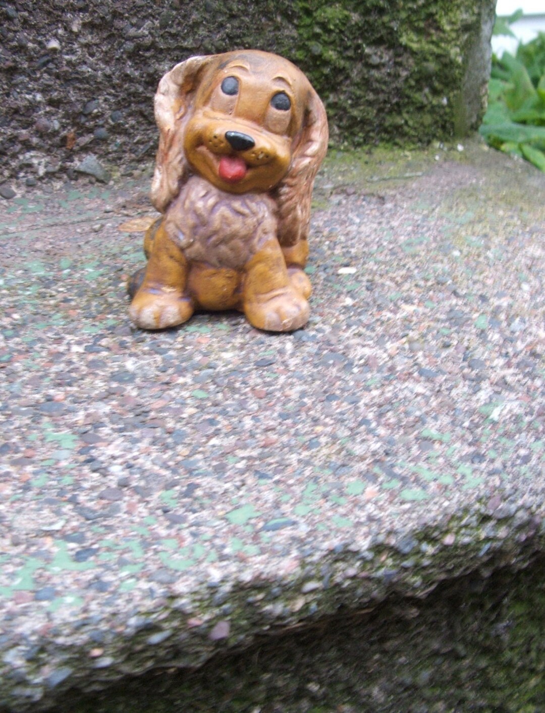 Old Chalkware Plaster Cocker Spaniel Dog Figurine Statue - Etsy