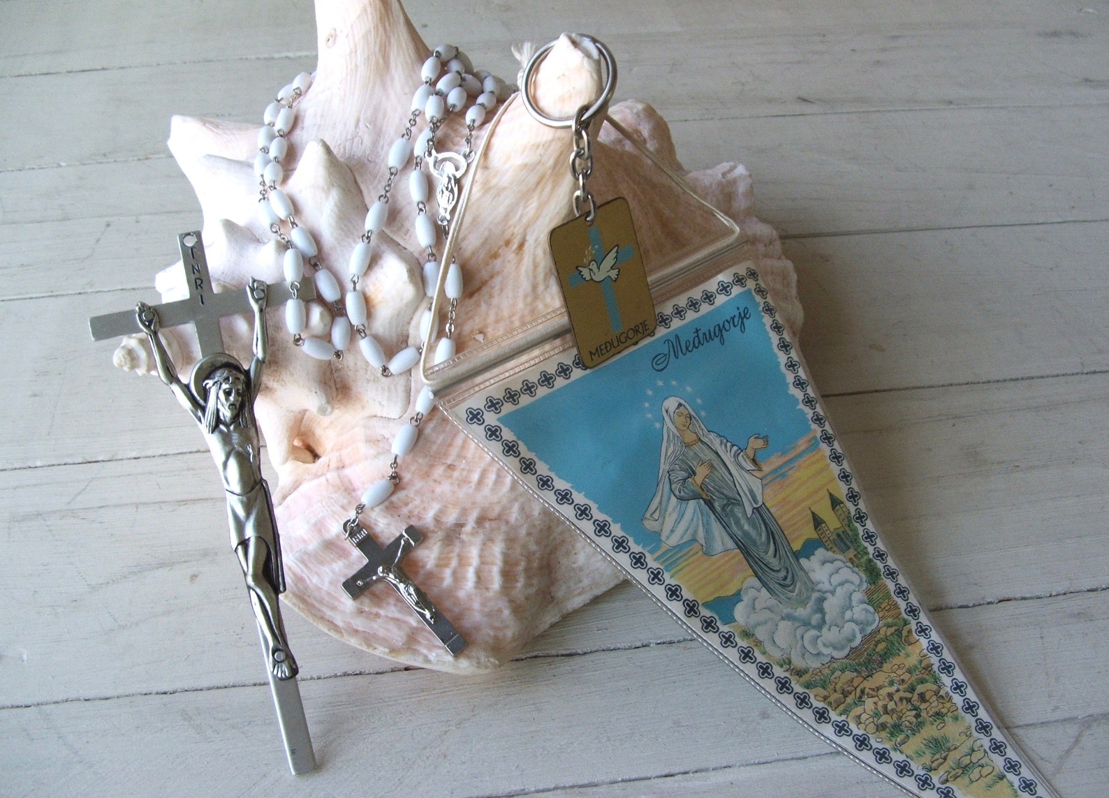 4 Piece Vintage Catholic Collection Medugorje Pilgrimage - Etsy