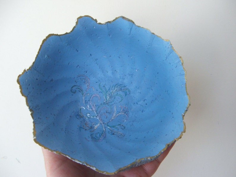 Pressed Painted Paper Bowl - Etsy