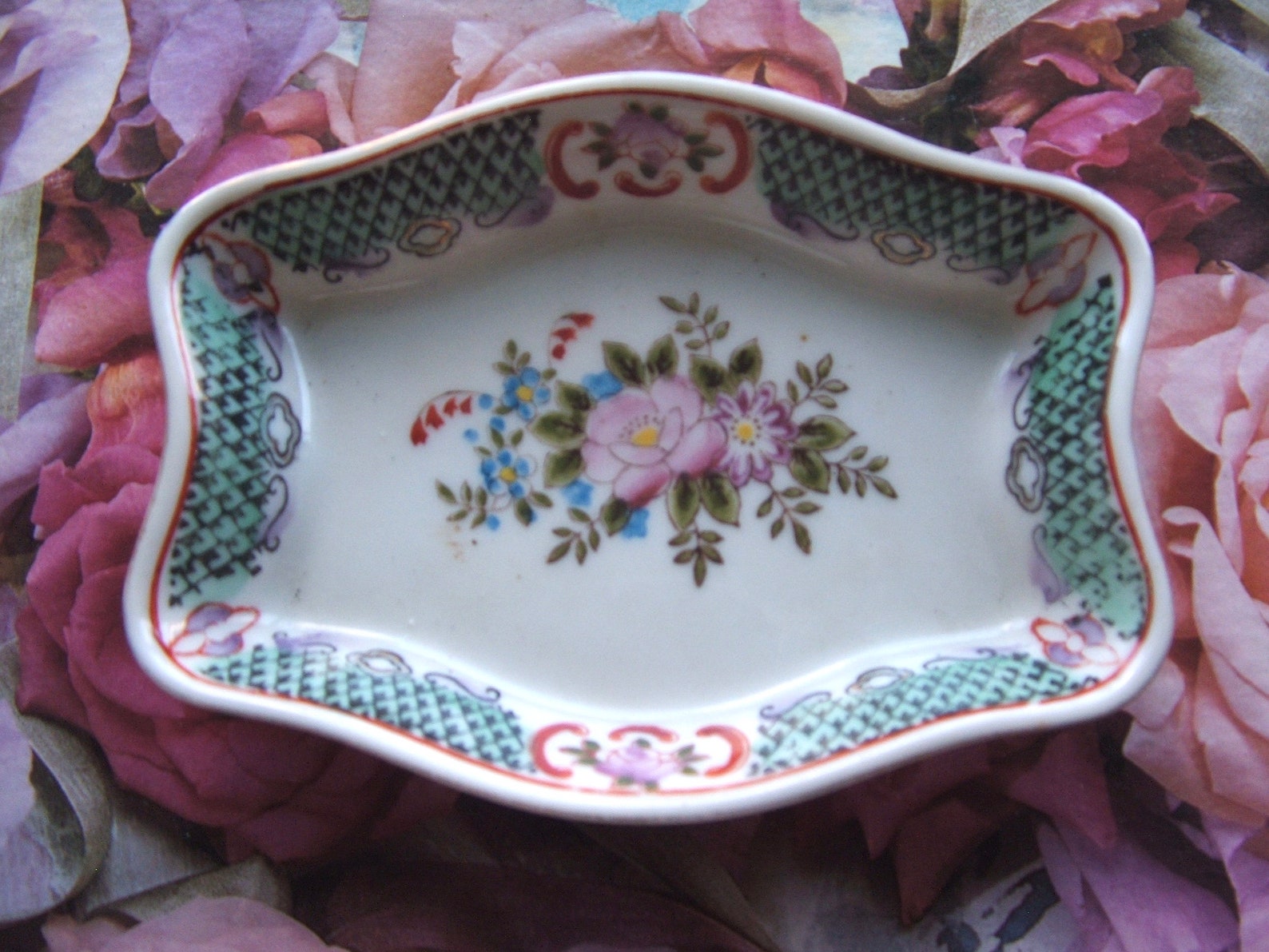2 Meiko Porcelain Trinket Ring Dishes Occupied Japan | Etsy