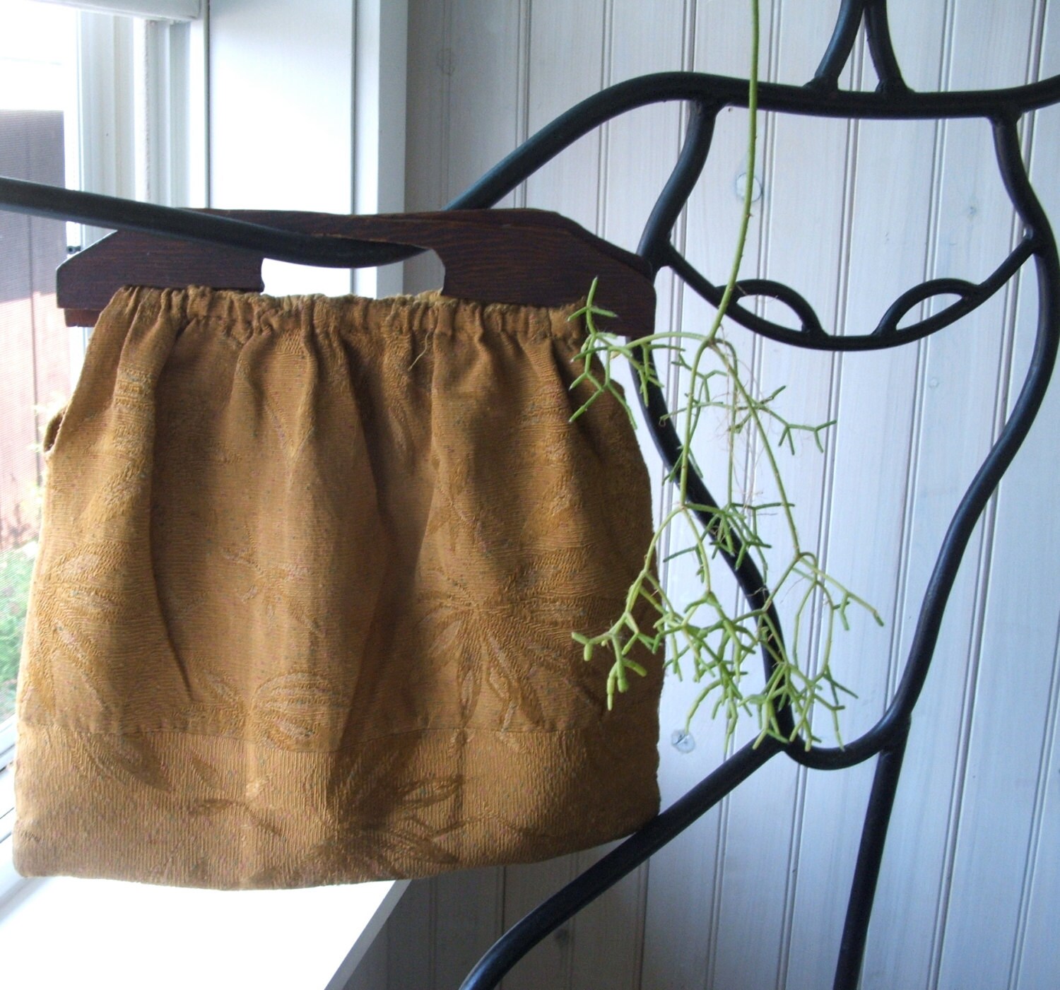 Vintage Boho Handmade Barkcloth Carpetbag Purse Handbag - Etsy