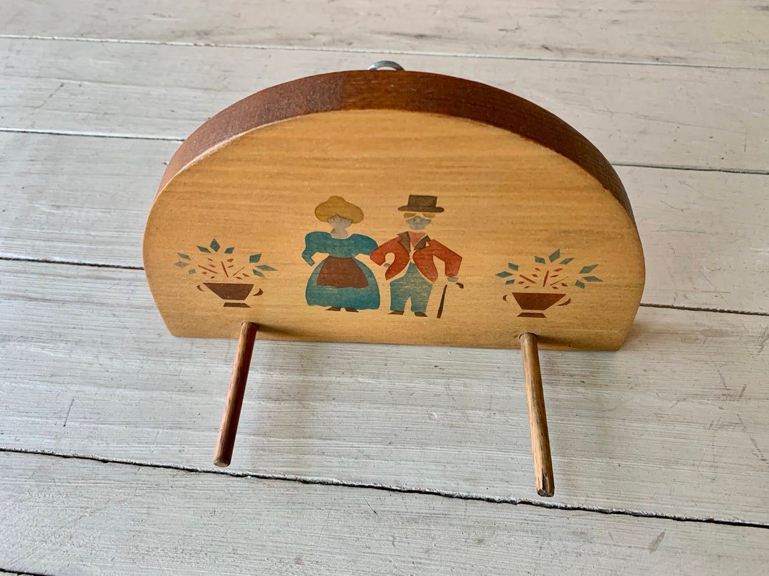 Vintage Handmade Wooden Key Holder Rack ~ Pennsylvania Dutch Folk Art ...