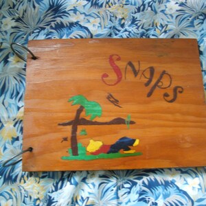 Handmade Antique Wooden Snapshots Photo Album - Etsy