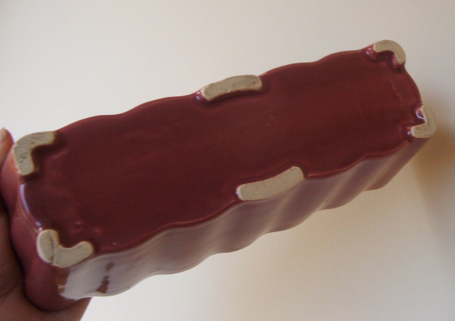 Vintage Mulberry Mauve Pottery Planter - Etsy