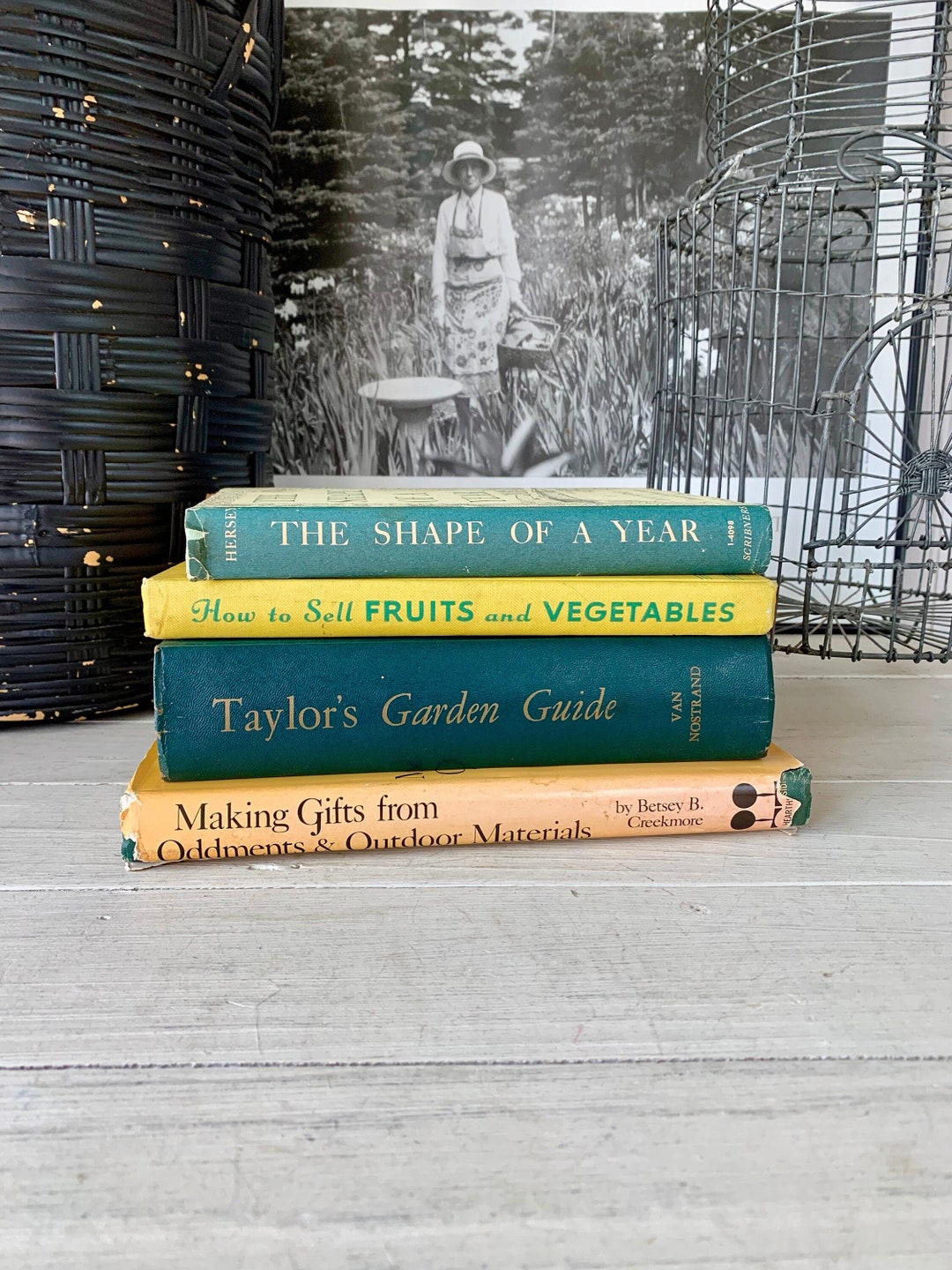 4 Vintage Garden Books Instant Library - Etsy