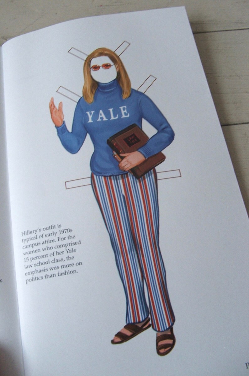 Hillary Clinton Paper Doll 2016 Dover Publications - Etsy