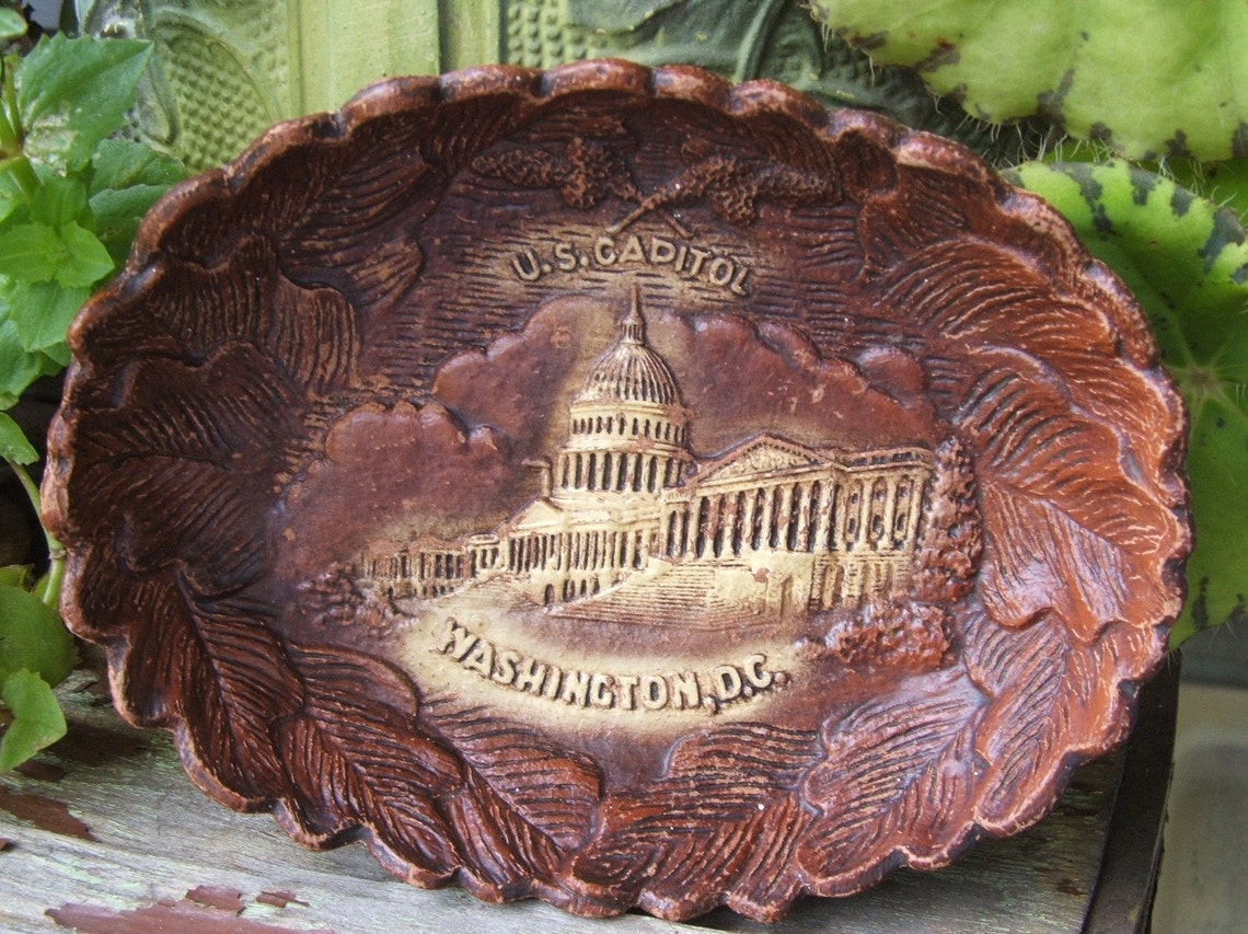 Washington DC Wood Composite Souvenir Dish | Etsy
