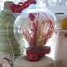 Vintage Straw Doll and Strawflowers Christmas Glass Ball - Etsy