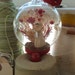 Vintage Straw Doll and Strawflowers Christmas Glass Ball - Etsy