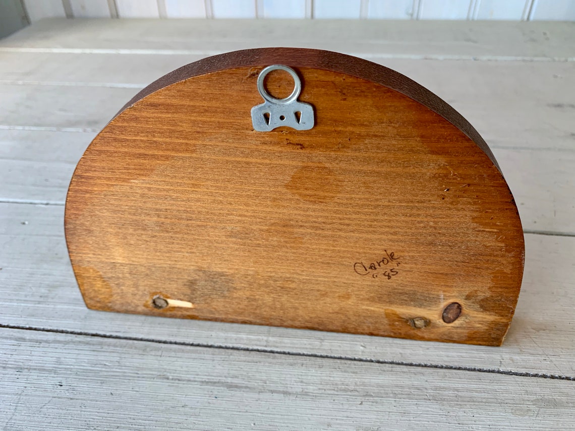 Vintage Handmade Wooden Key Holder Rack Pennsylvania Dutch - Etsy