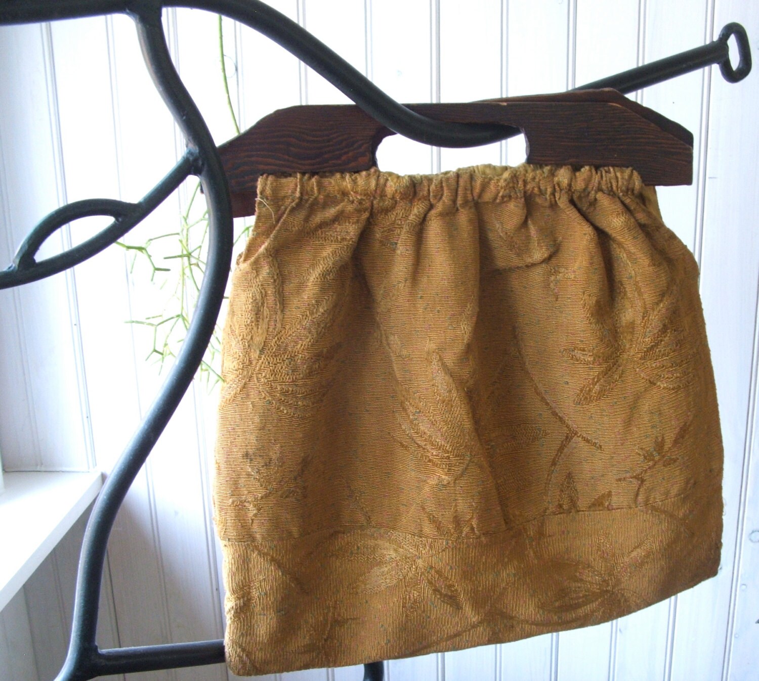 Vintage Boho Handmade Barkcloth Carpetbag Purse Handbag - Etsy