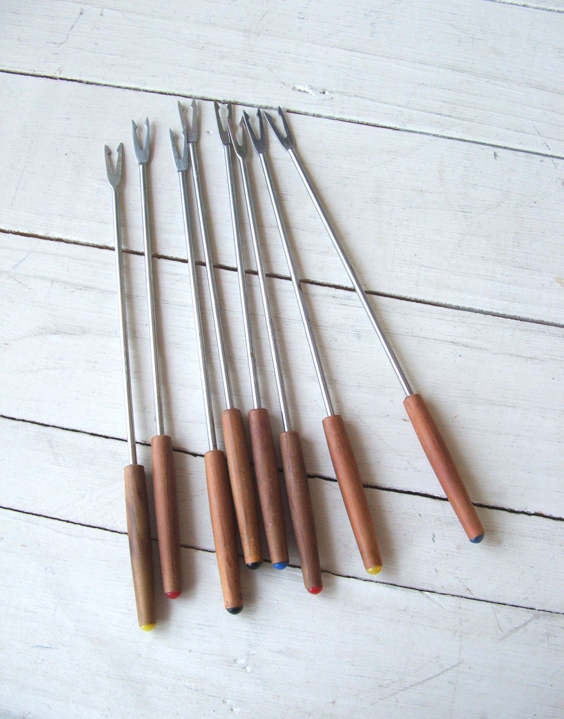 8 Vintage Fondue Forks | Etsy