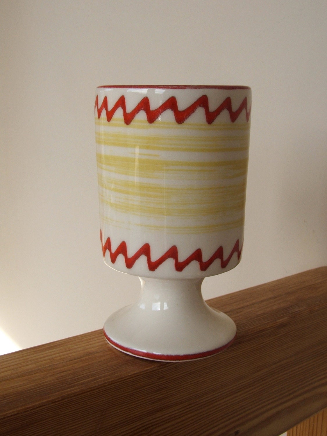 Vintage NASCO Hand Painted Japan Pedestal MUG - Etsy