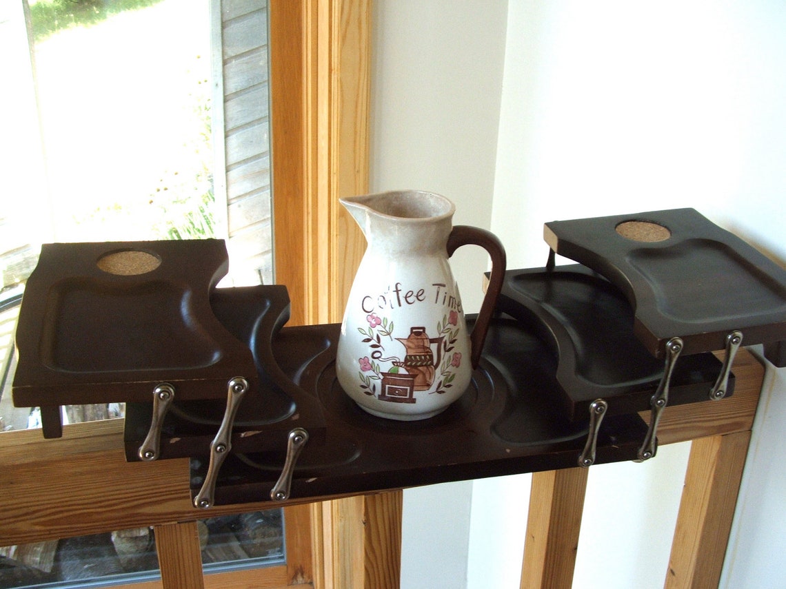 Vintage Long Collapsible Wood Tray - Etsy