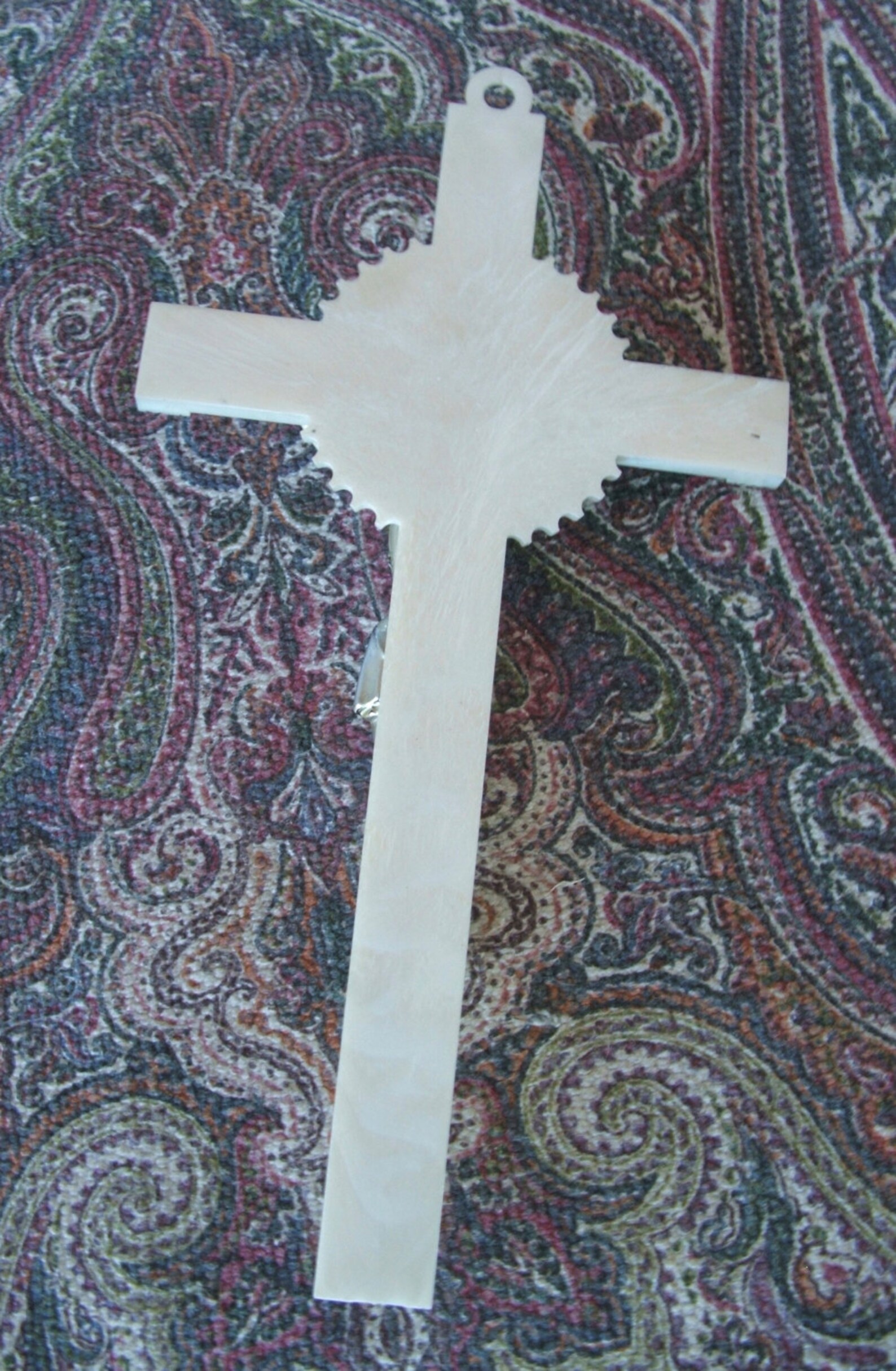 Vintage Large Plastic Crucifix in Alabaster White and Silver - Etsy