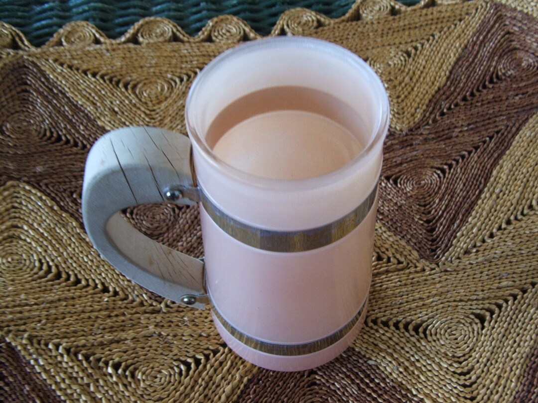 Vintage Siesta Ware Coral Pink Mug - Etsy