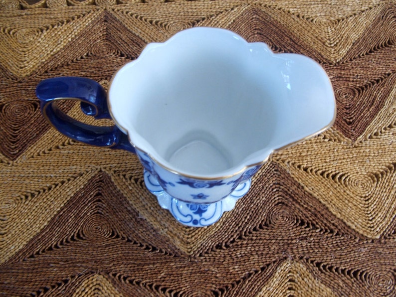 Vintage Cobalt Blue Pitcher BOMBAY - Etsy Vintage Cobalt Blue Pitcher BOMBAY - Etsy