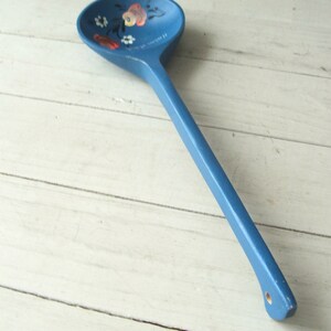 Souvenir Halmstad Painted Wooden Spoon Scandinavian Folk Art - Etsy