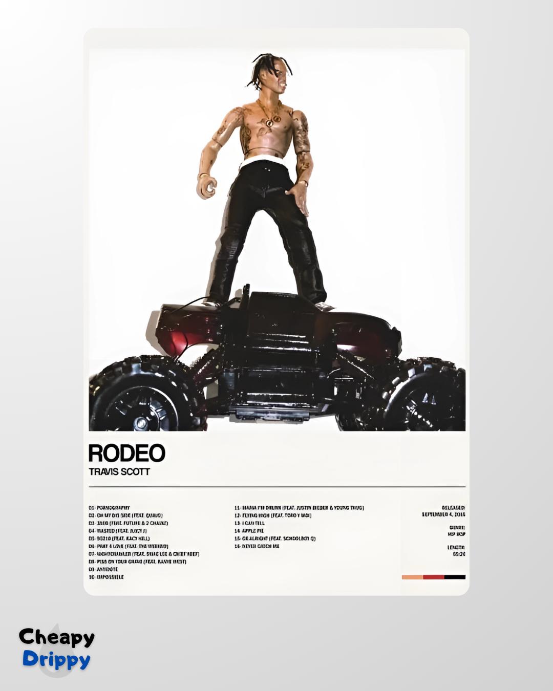 Rodeo Album Travis Scott Custom Album Poster Hip Hop Wall Art ...