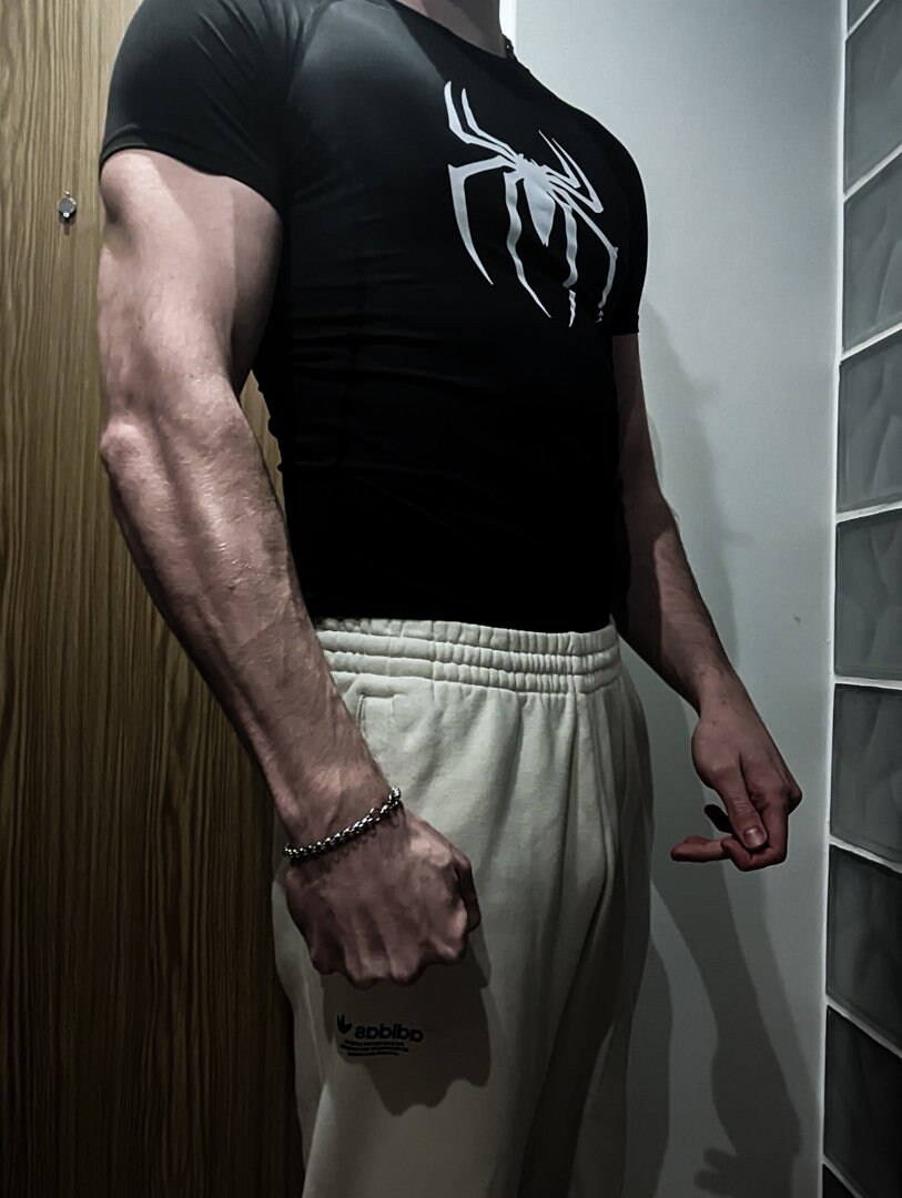 Spider-man Compression T-shirt Breathable Gym Performance Wear Gym ...