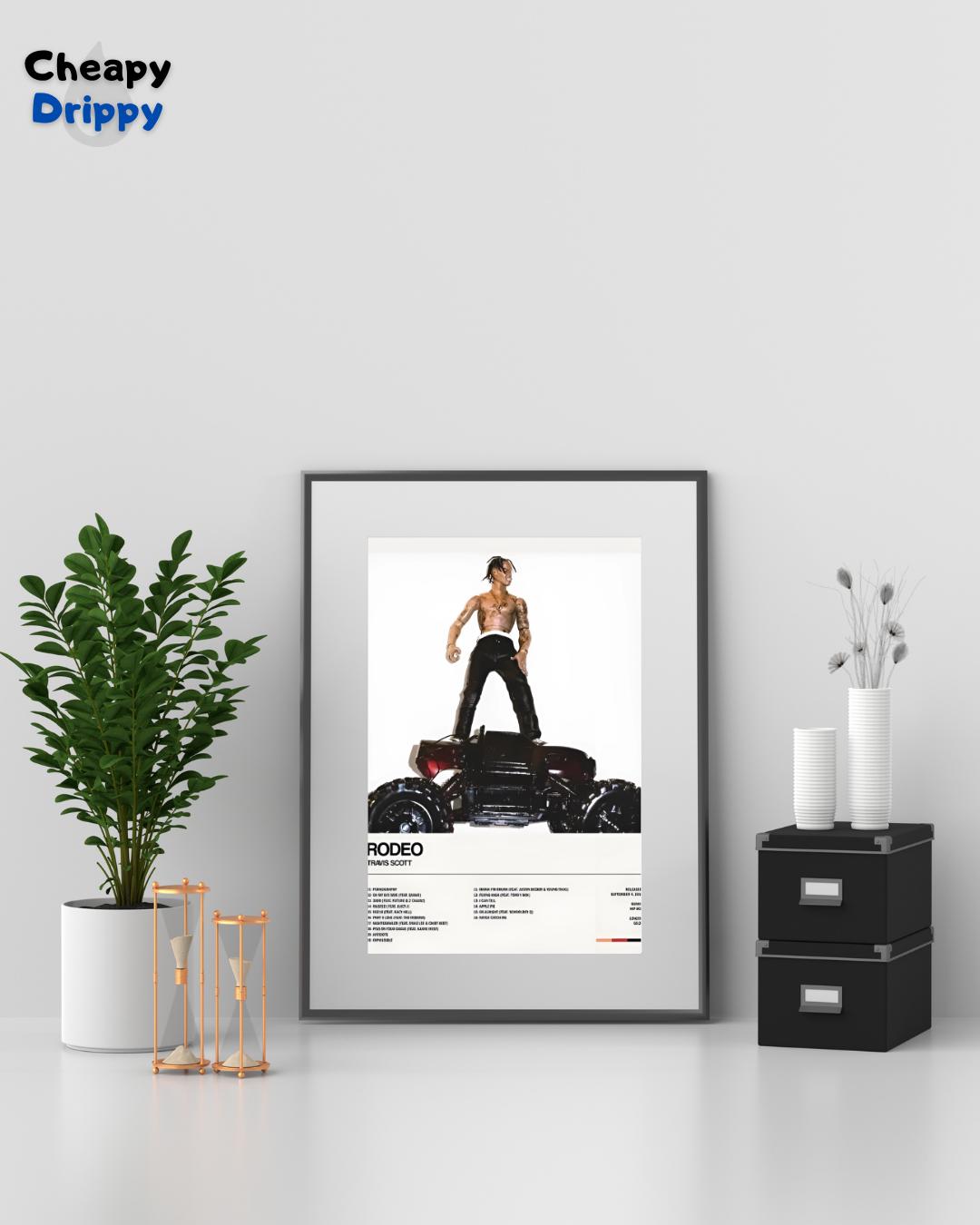 Rodeo Album Travis Scott Custom Album Poster Hip Hop Wall Art ...