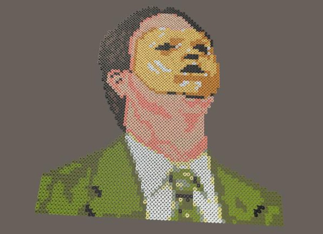 The Office TV Show Dwight Schrute CLARICE 5mm Perler Bead Template - Etsy
