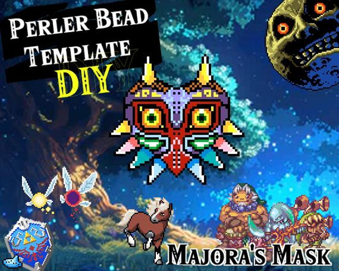 Majora’s Mask Perler Bead Patterns – Iconic Zelda Designs! - Etsy