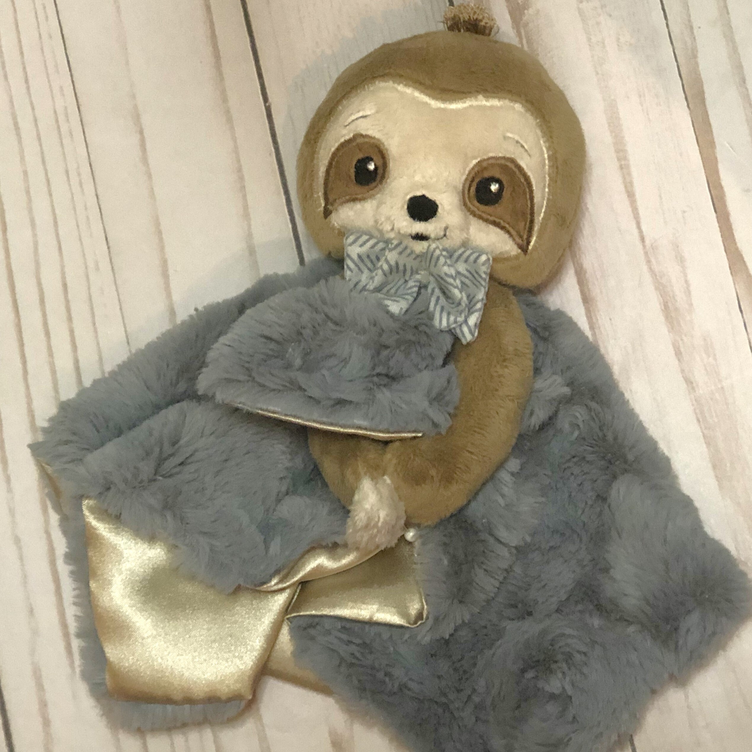 Sloth Lovey Blanket ITH Embroidery Design Digital Download - Etsy