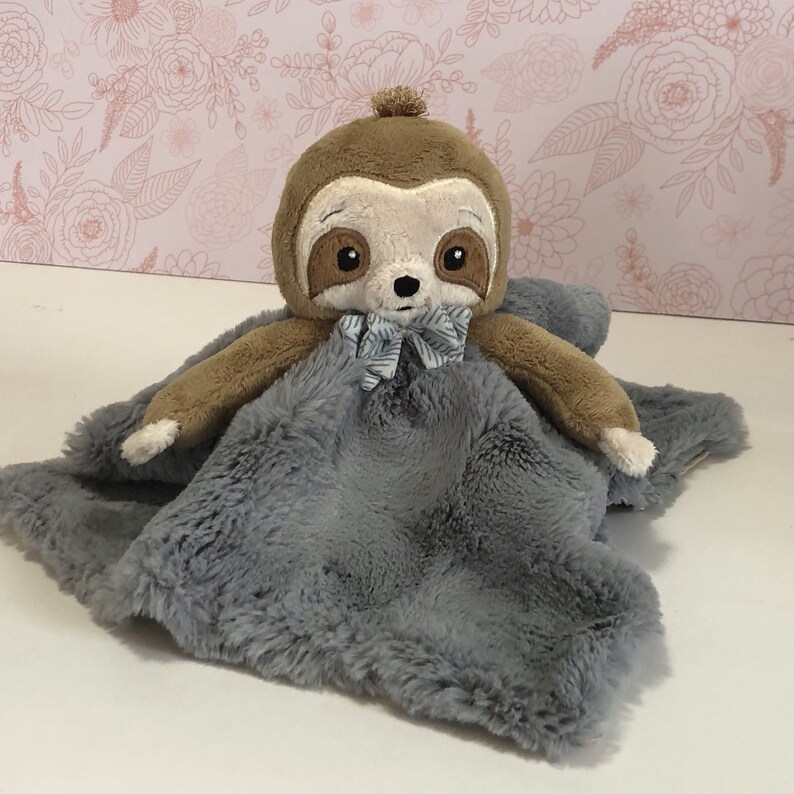 Sloth Lovey Blanket ITH Embroidery Design Digital Download - Etsy