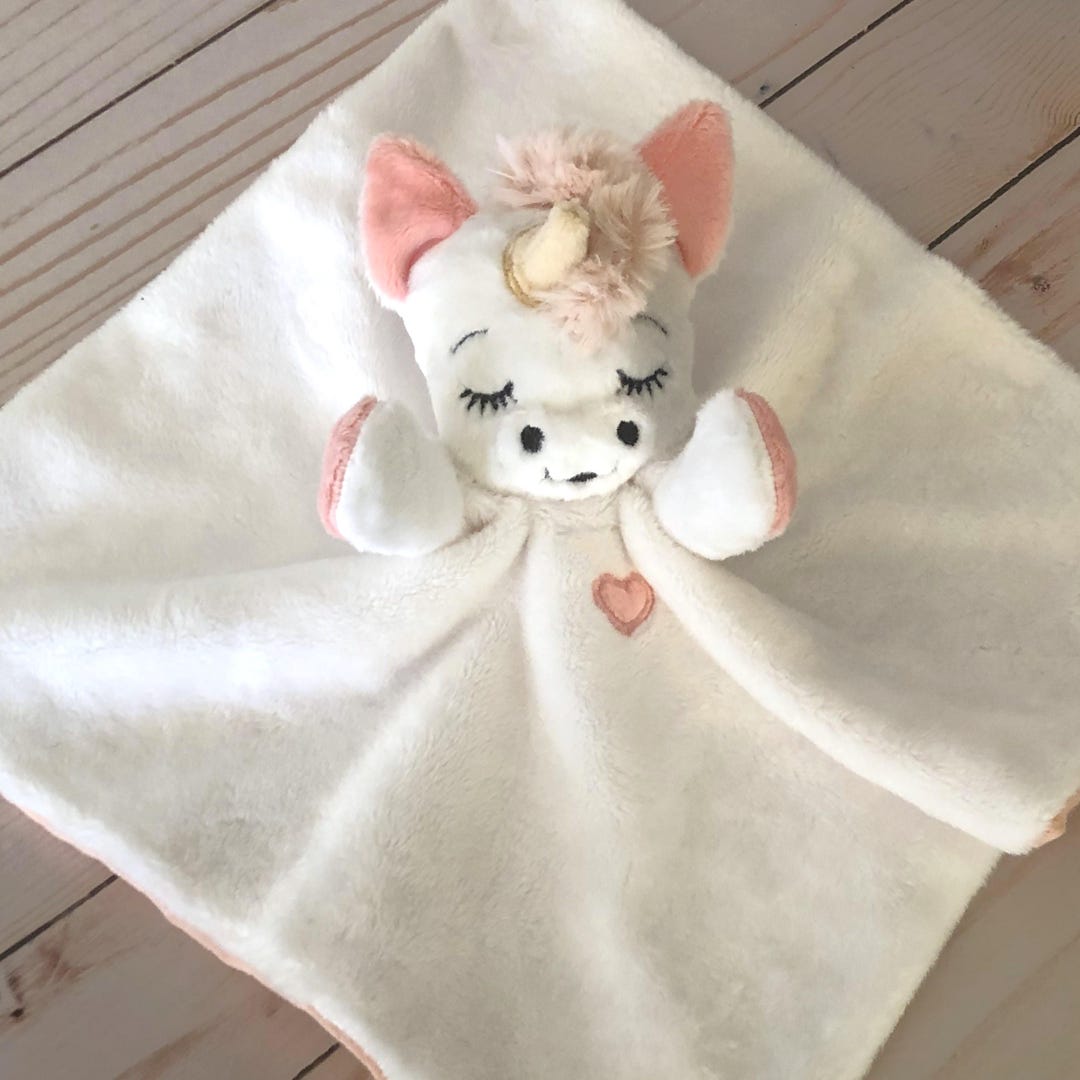 Unicorn Lovey Blanket Sensory Toy ITH Embroidery Design Digital ...