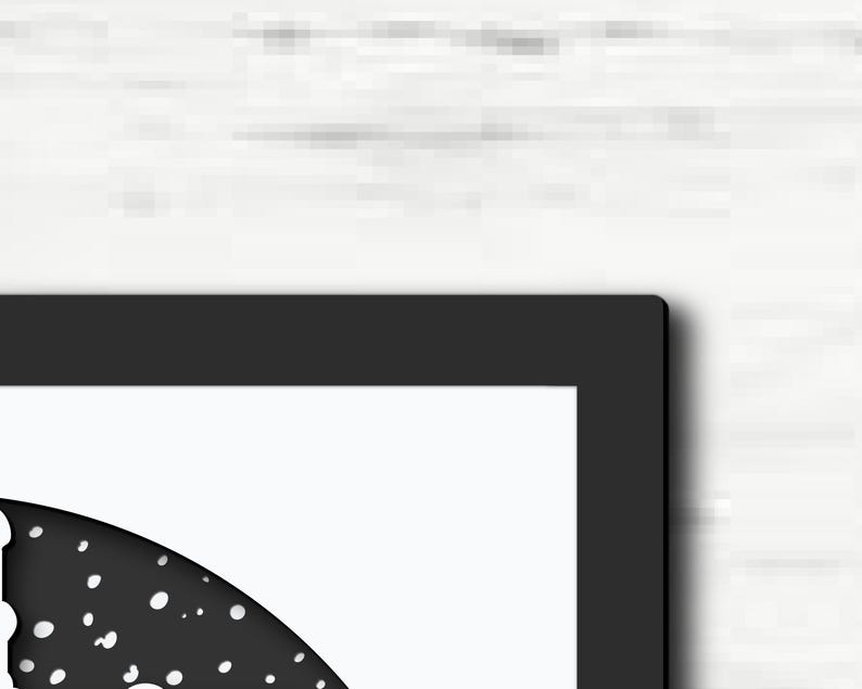 North Pole Shadow Box SVG: 3D Paper Cut Lightbox Template (digital ...