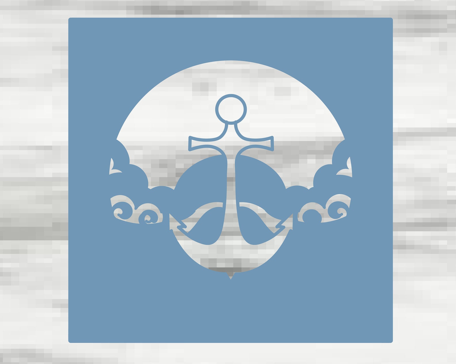3D Anchor Shadow Box SVG: Nautical Paper Art (digital Download) - Etsy