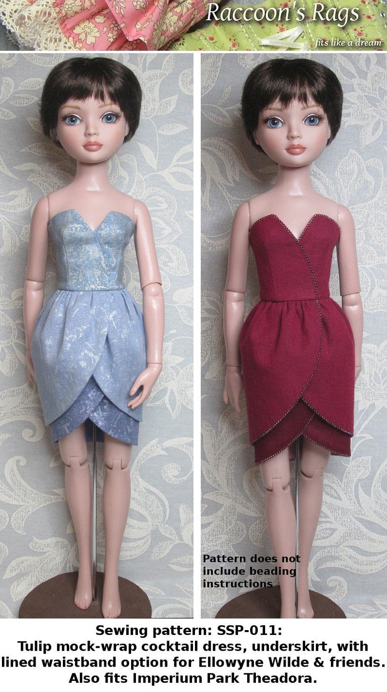STRAIGHTFORWARD SEWING Pattern SSP-011: Tulip cocktail dress | Etsy