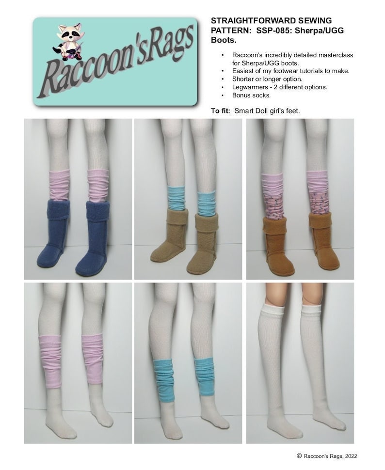Smart Doll Boots. Digital Tutorial & Masterclass Shoes PDF. 32 Page ...
