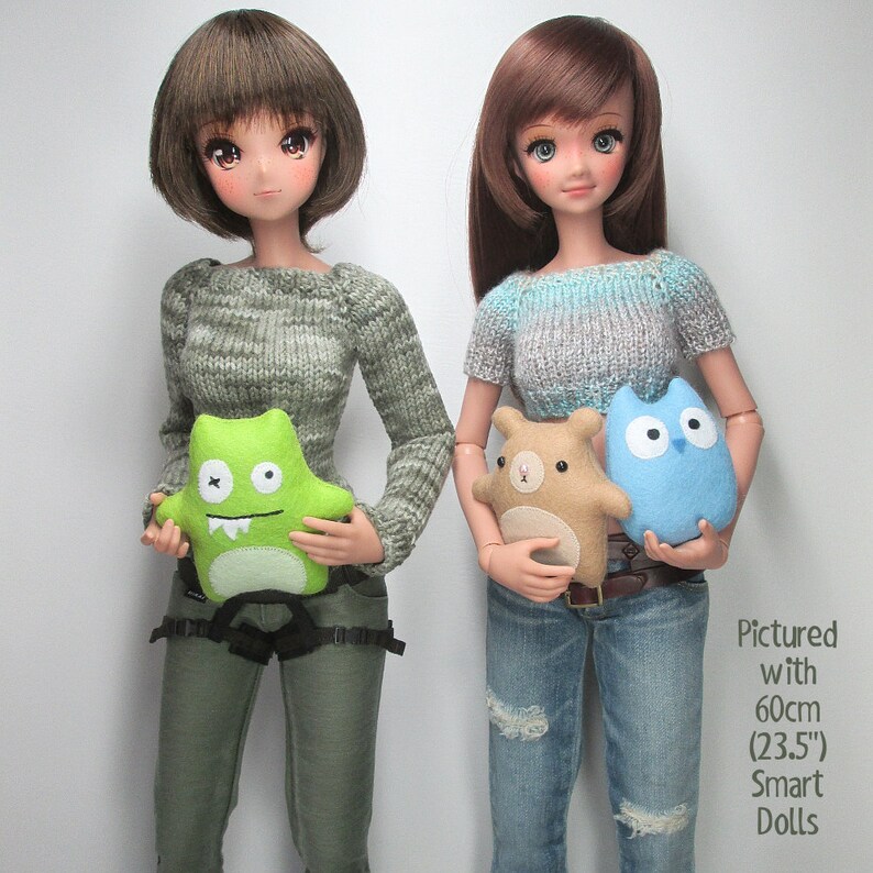 Mini-plushie Tutorial/pattern PDF. 22 Page Ebook. SSP-080: "critters ...