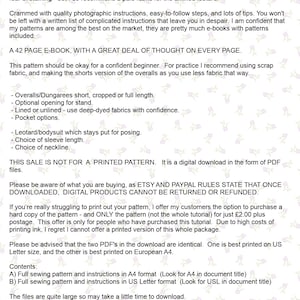 Smart Doll Clothes Digital Sewing Pattern PDF. 43 Page Ebook. SSP-087: "overall Vibes ...