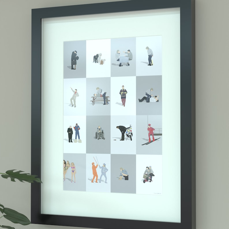 Dumb and Dumber Illustrated Comedy Print - Iconic Movie Art for Home ...