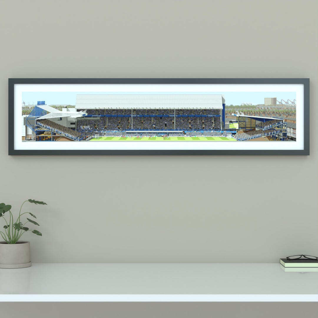 Ultra-wide Everton – Goodison Park Stadium Panoramic Print | Everton ...