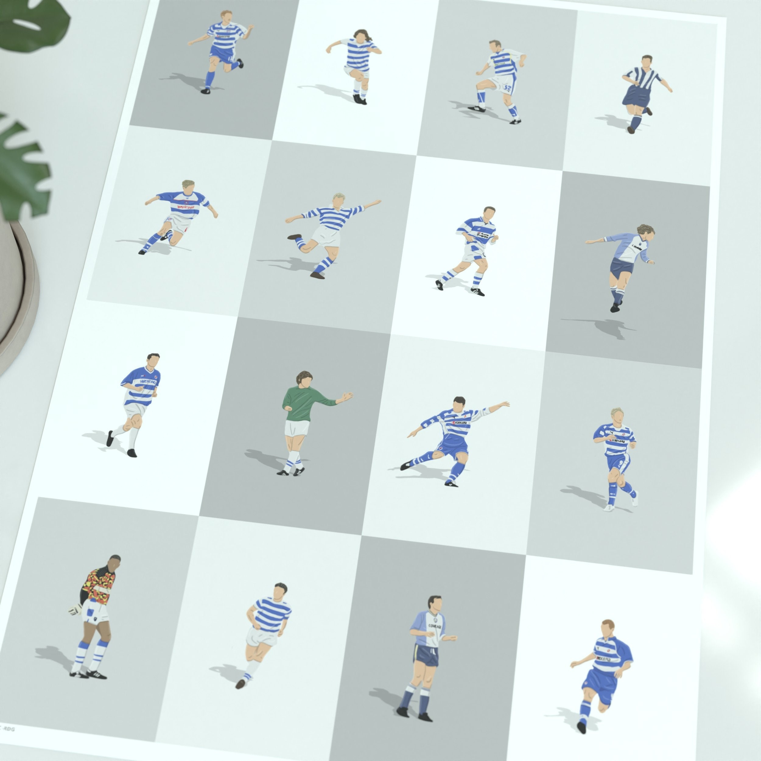 Reading Legends Illustrated Art Print - Royals Icons Poster Gift - Etsy