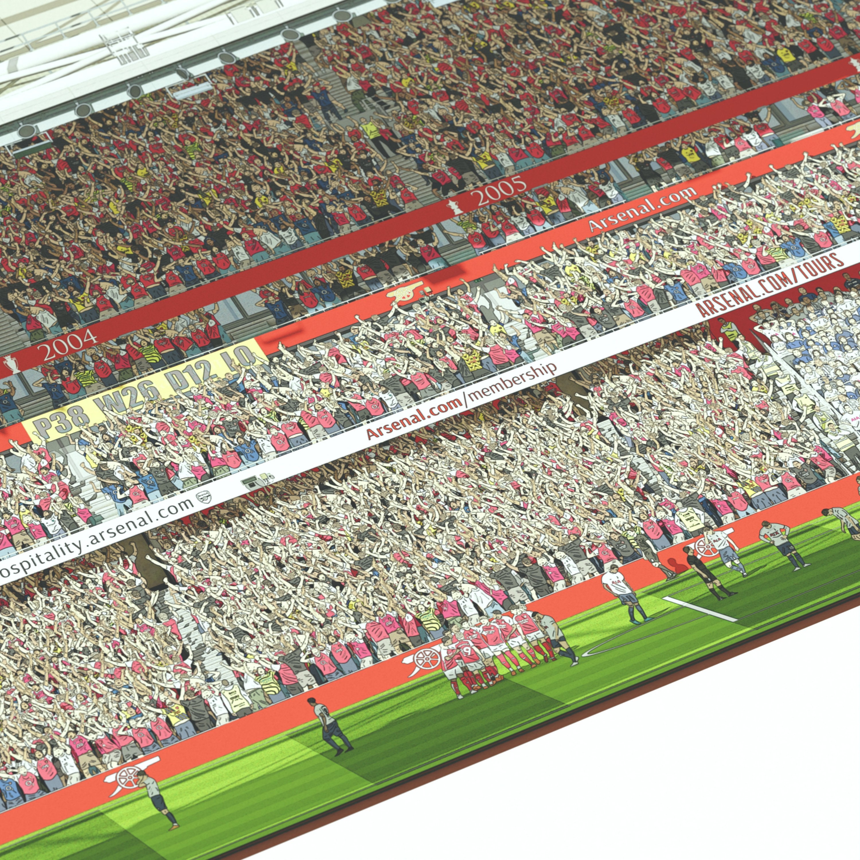 Ultra-wide Arsenal Emirates Stadium Panoramic Print | Arsenal Stadium ...