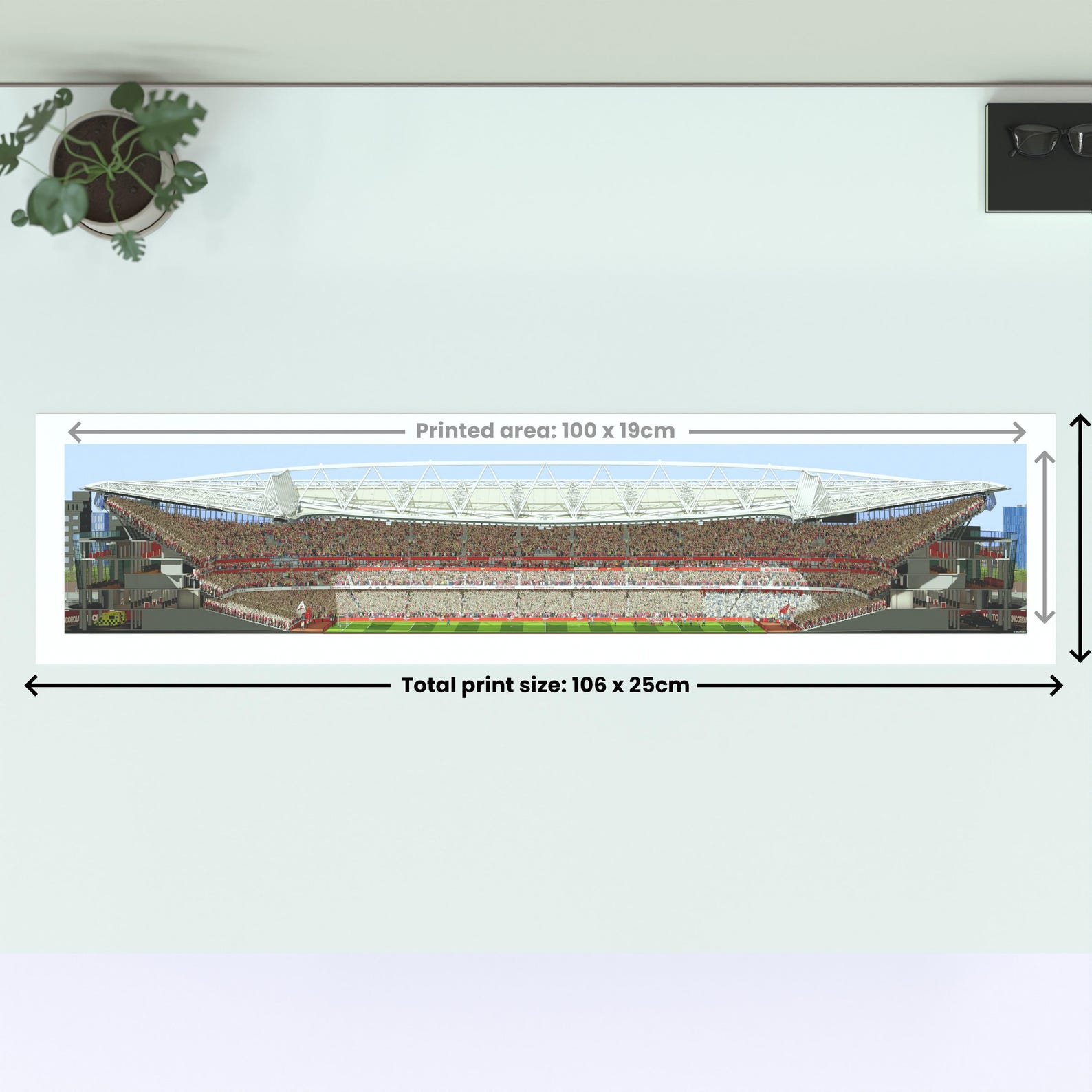 Ultra-wide Arsenal Emirates Stadium Panoramic Print | Arsenal Stadium ...