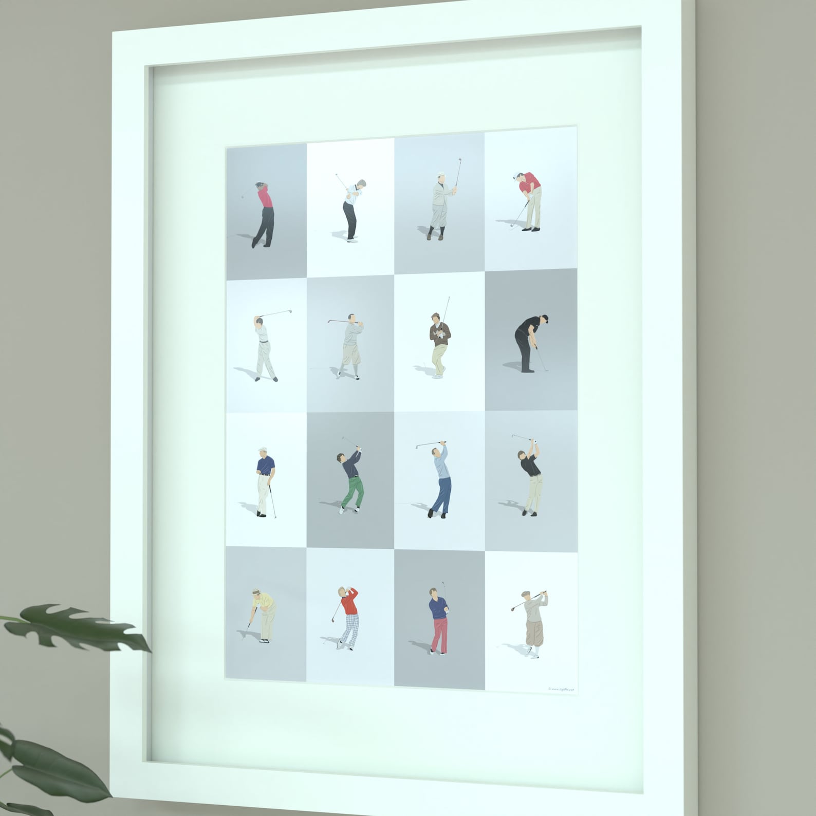 Golf Legends Print | Golf Icons Wall Art | Greatest Golfers Poster - Etsy