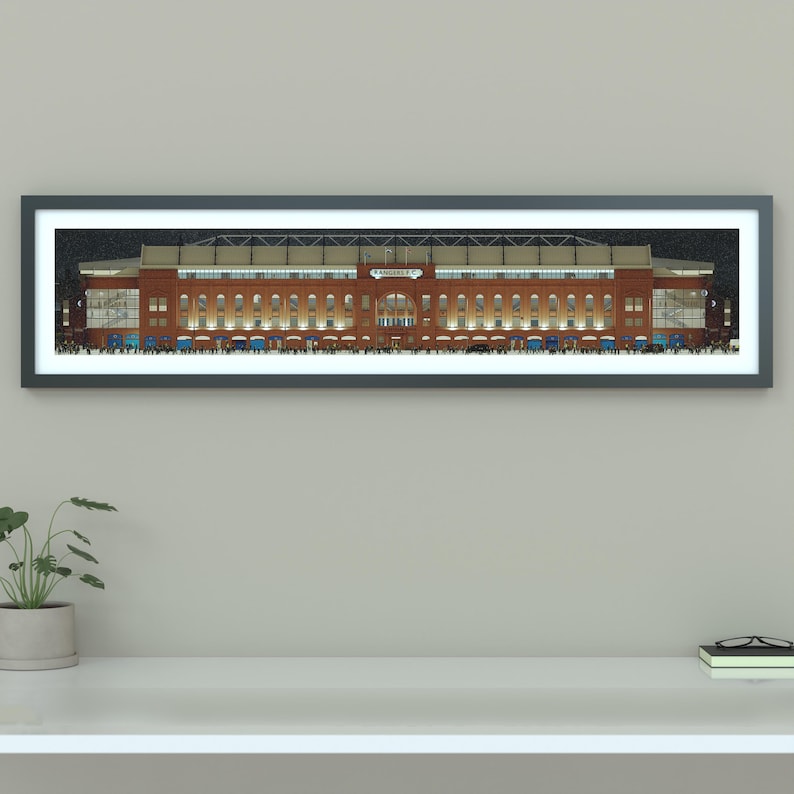 Ultra-wide Glasgow Rangers Ibrox Stadium Panoramic Print | Rangers ...