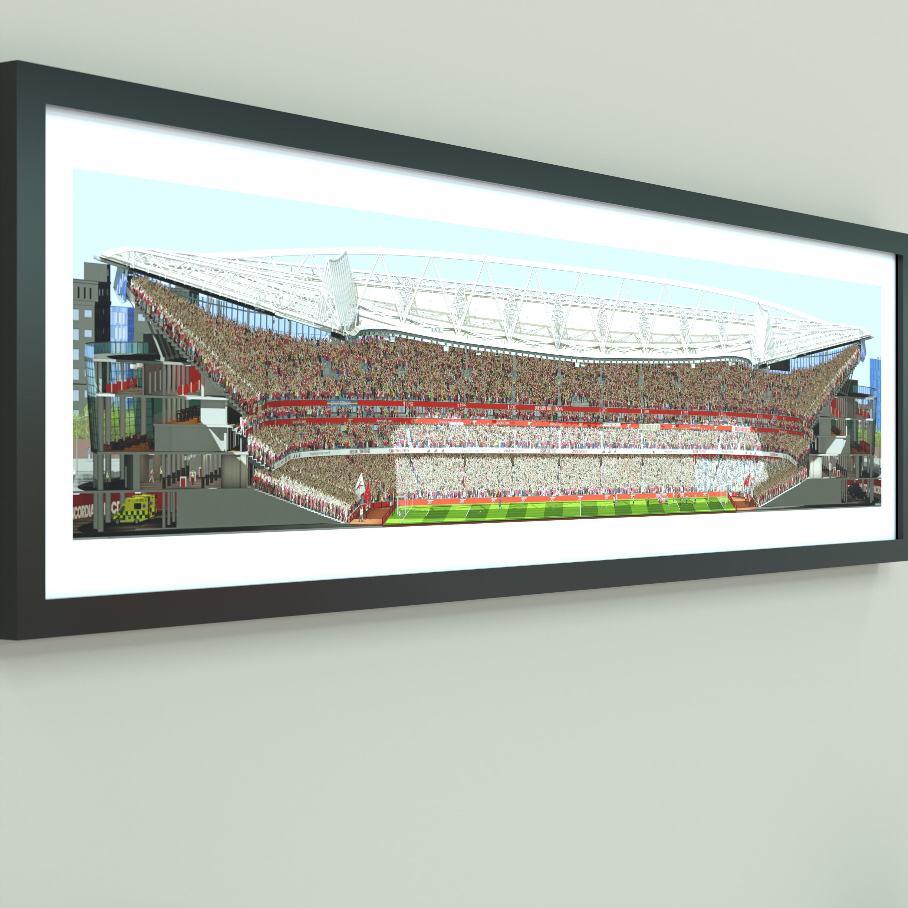 Ultra-wide Arsenal Emirates Stadium Panoramic Print | Arsenal Stadium ...