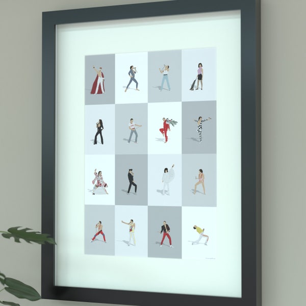 Queen Band Poster - Etsy